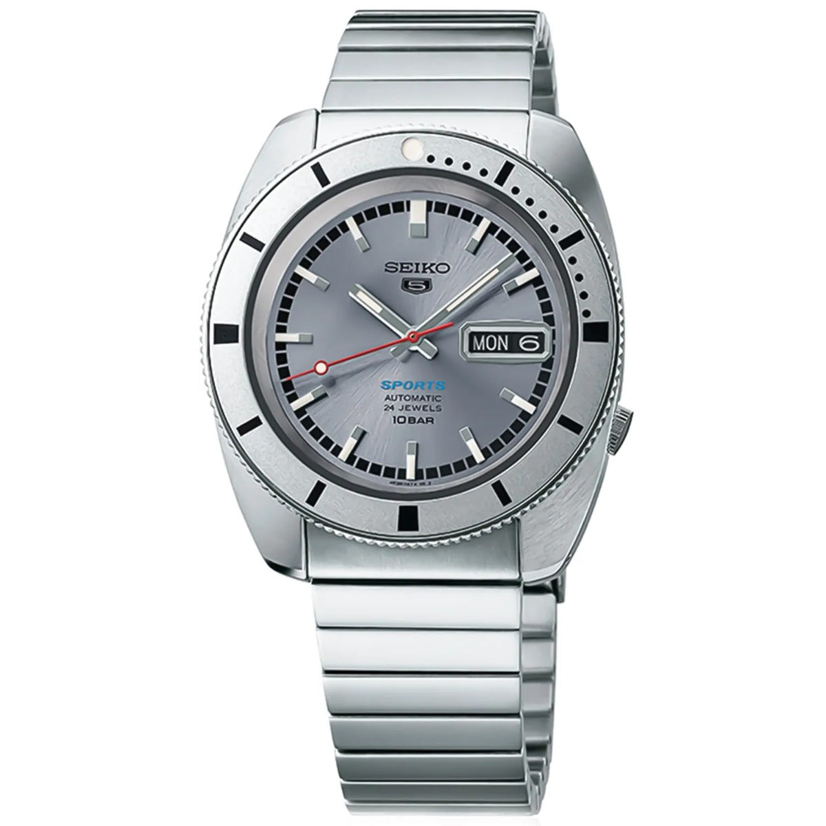 Dette Seiko Ur til Herre 5 Sports Automatic SRPL03K1 skal bare opleves
